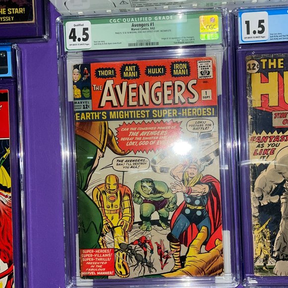 Marvel | Other | Marvel Avengers Collectible Number Comic Book Bundle ...